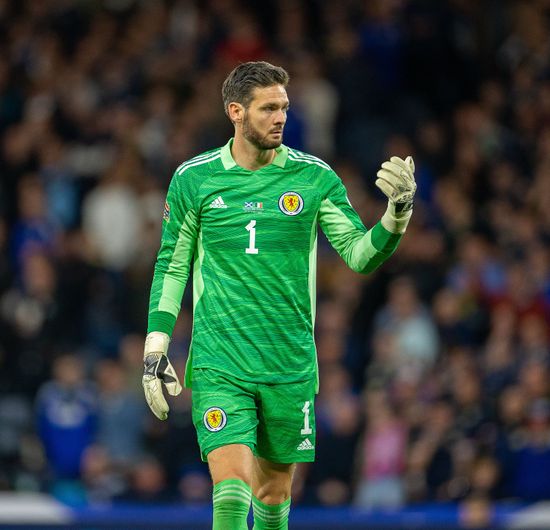 Craig Gordon Scotland Hampden Park Glasgow Editorial Stock Photo ...