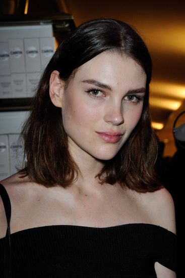 Emma Champtaloup Attending Proenza Schouler Exhibition Editorial Stock ...