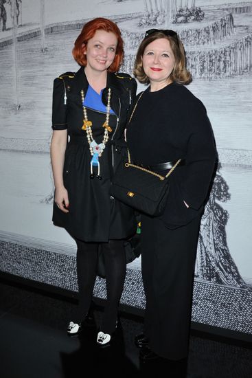 Irina Volkonski Marie Victoire Poliakoff Attending Editorial Stock ...