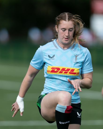 Izzy Mayhew Harlequins Warming Editorial Stock Photo - Stock Image ...