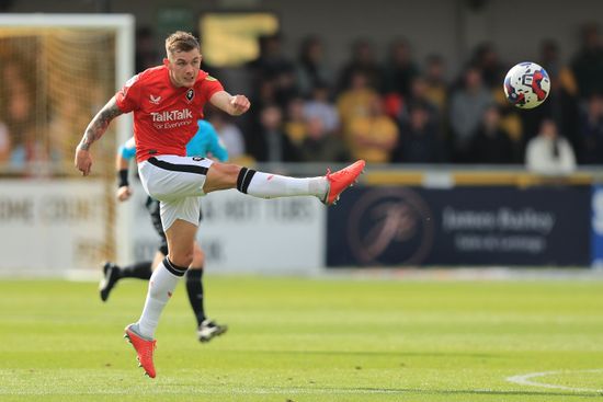 Salford City Forward Callum Hendry 9 Editorial Stock Photo - Stock ...