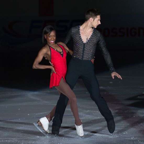 Vanessa James Yannick Bonheur Compete Free Editorial Stock Photo ...