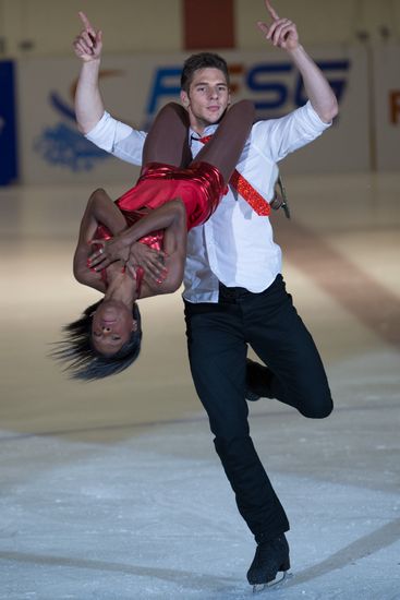 Vanessa James Yannick Bonheur Compete Free Editorial Stock Photo ...
