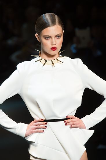 Model Displays Creation By Alexandre Vauthier Editorial Stock Photo ...