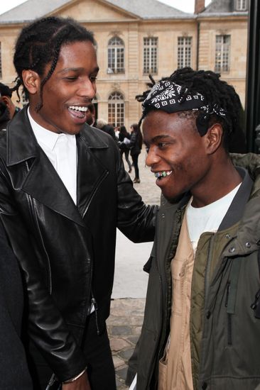 Asap Rocky Arriving Christian Dior Springsummer Editorial Stock Photo ...