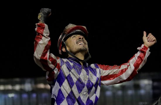 Javier Barajas Jockey Horse El Santo Editorial Stock Photo - Stock ...