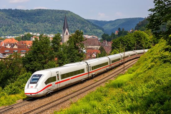 Deutsche Bahn Ice 4 Train On Editorial Stock Photo - Stock Image ...