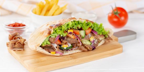 Doener Kebab Doner Kebap Half Fast Editorial Stock Photo - Stock Image ...