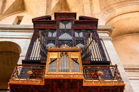 Pipe Organ Interior Famous Medieval Building Editorial Stock Photo ...