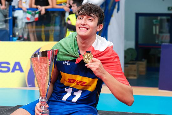 Alessandro Fanizza Ita Celebrates Victory Cev Editorial Stock Photo ...