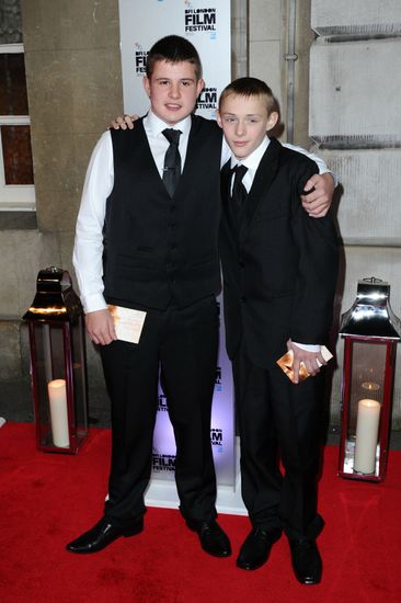 Actors Shaun Thomas Connor Chapman Arriving Editorial Stock Photo ...