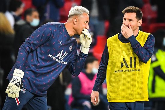 Keylor Navas Psg Lionel Leo Messi Editorial Stock Photo - Stock Image ...