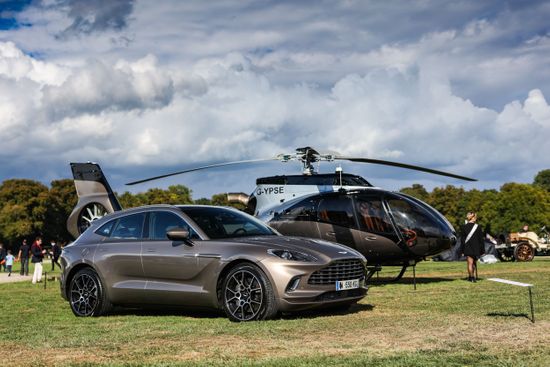 Aston Martin Dbx Airbus Helicopter During Editorial Stock Photo - Stock ...