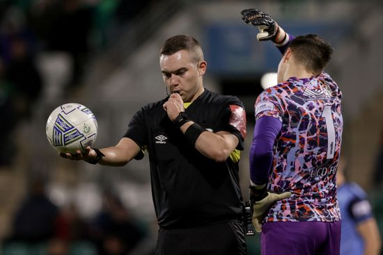 Shamrock Rovers Vs Ucd Referee Kevin Editorial Stock Photo - Stock ...
