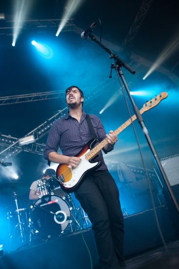 Parquets Courts Performs During Eurockeennes Music Editorial Stock ...