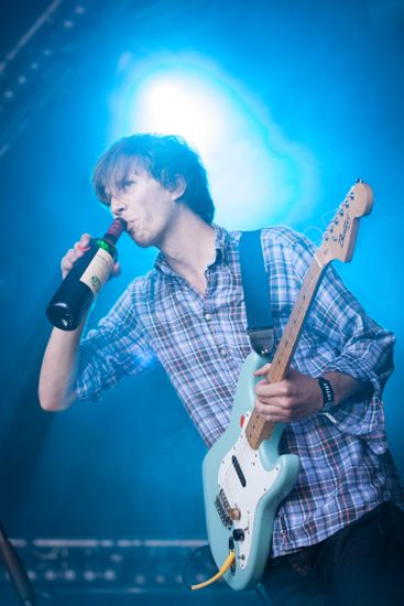 Parquets Courts Performs During Eurockeennes Music Editorial Stock ...