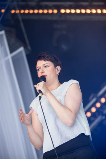 Mesparrow Performs During Eurockeennes Music Festival Editorial Stock ...