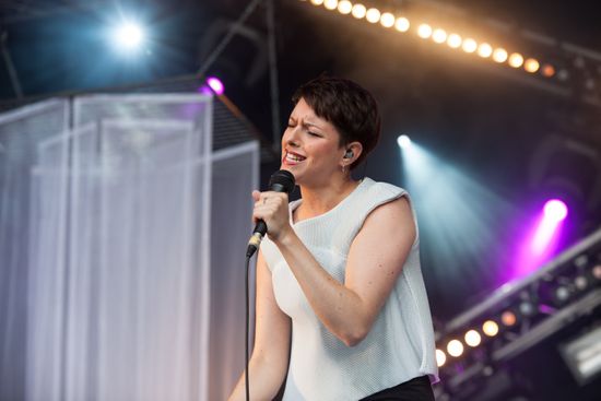 Mesparrow Performs During Eurockeennes Music Festival Editorial Stock ...