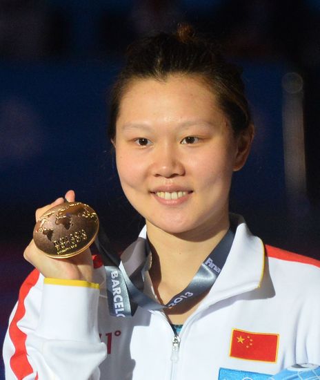 Gold Medal Winner Jing Zhao China Editorial Stock Photo - Stock Image ...