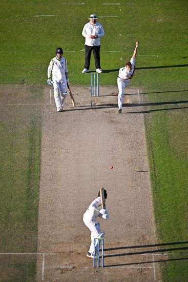 Yorkshires Ben Coad Bowls Gloucestershires Jack Editorial Stock Photo ...