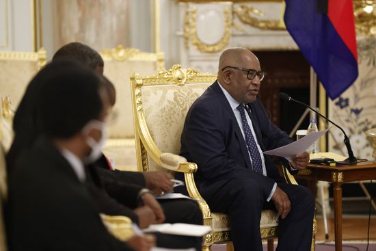 Azali Assoumani President Union Comoros Speaks Editorial Stock Photo ...