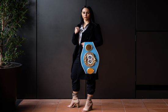 Australian Boxer Cherneka Johnson Poses Picture Editorial Stock Photo ...