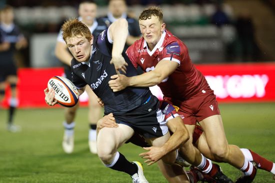 Zach Kerr Newcastle Falcons Tackled During Editorial Stock Photo ...