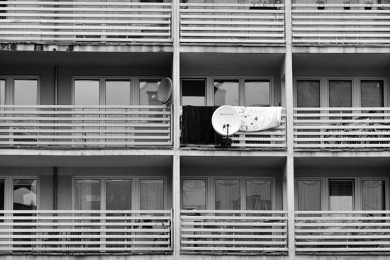 Dreary Prefabricated Building Wroclawwroclaw Dull Prefabricated ...