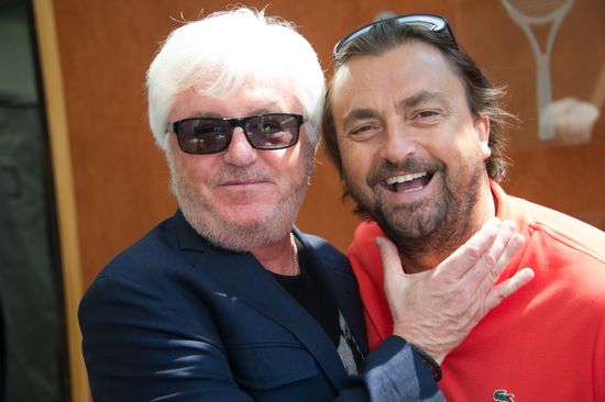 Marc Cerrone Henri Leconte Attending French Editorial Stock Photo ...