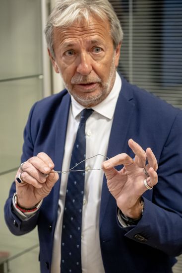 Head Department Safeguards Massimo Aparo Explains Editorial Stock Photo ...
