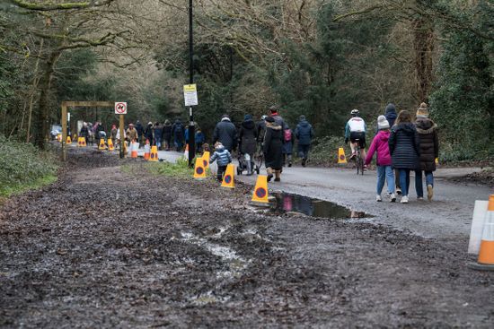 Mud On Path On Church Road Editorial Stock Photo - Stock Image ...