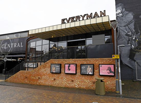 Funny Posters Everyman Cinema Altrincham Cheshire Editorial Stock Photo ...