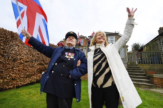 Colin Bell Dfc 85th Anniversary Spitfire Editorial Stock Photo - Stock ...