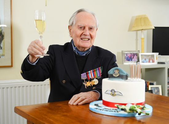 Colin Bell Dfc 85th Anniversary Spitfire Editorial Stock Photo - Stock ...