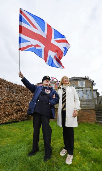 Colin Bell Dfc 85th Anniversary Spitfire Editorial Stock Photo - Stock ...