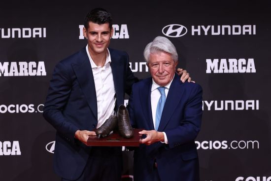 Alvaro Morata Receives Trophy Best Player Editorial Stock Photo - Stock ...
