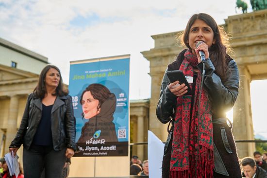 Human Rights Activist Daniela Sepehri Right Editorial Stock Photo ...