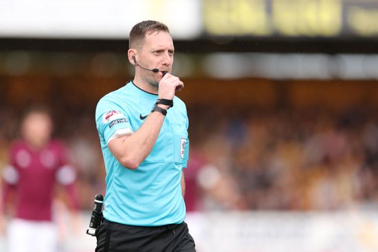 Referee Mr Simon Mather Editorial Stock Photo - Stock Image | Shutterstock