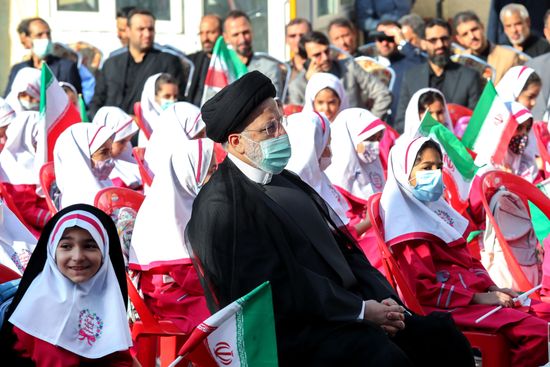 Iranian President Ebrahim Raisi Rings Beginning Editorial Stock Photo ...