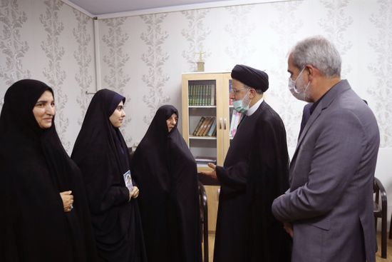 Iranian President Ebrahim Raisi Rings Beginning Editorial Stock Photo ...