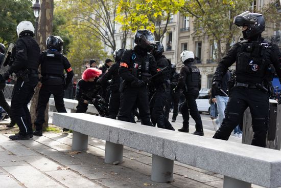 Bravm Police Forces Arrest Protester During Editorial Stock Photo ...