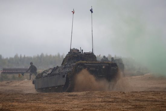 Italian Dardo Infantry Fighting Vehicle Advances Editorial Stock Photo ...
