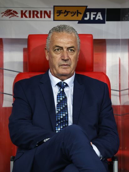 Ecuador Coach Gustavo Alfaro During International Editorial Stock Photo ...