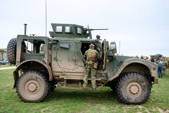 Oshkosh Matv Mrap Mineresistant Ambush Protected Editorial Stock Photo ...
