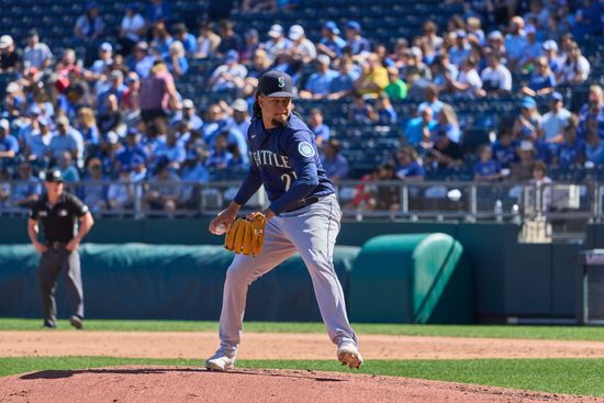Seattle Pitcher Luis Castillo 41 Throws Editorial Stock Photo - Stock ...