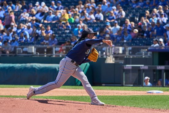 Seattle Pitcher Luis Castillo 41 Throws Editorial Stock Photo - Stock ...