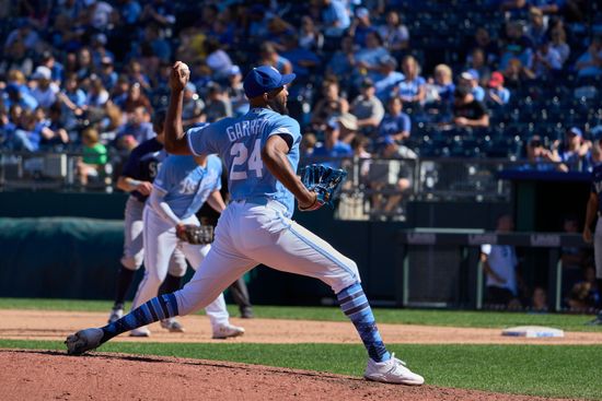 Kansas City Pitcher Amir Garrett 24 Editorial Stock Photo - Stock Image ...