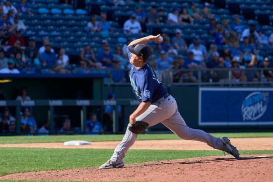 Seattle Pitcher Erik Swanson 50 Throws Editorial Stock Photo - Stock ...