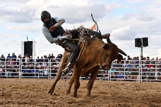 Riders Take Part Deni Rodeo On Editorial Stock Photo - Stock Image ...