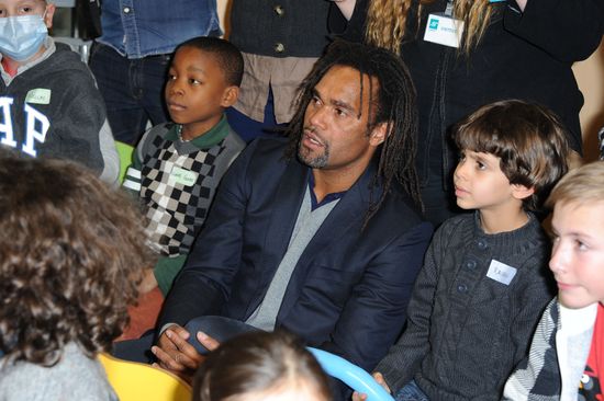 Christian Karembeu Visiting Andre Mignot Hospital Editorial Stock Photo ...